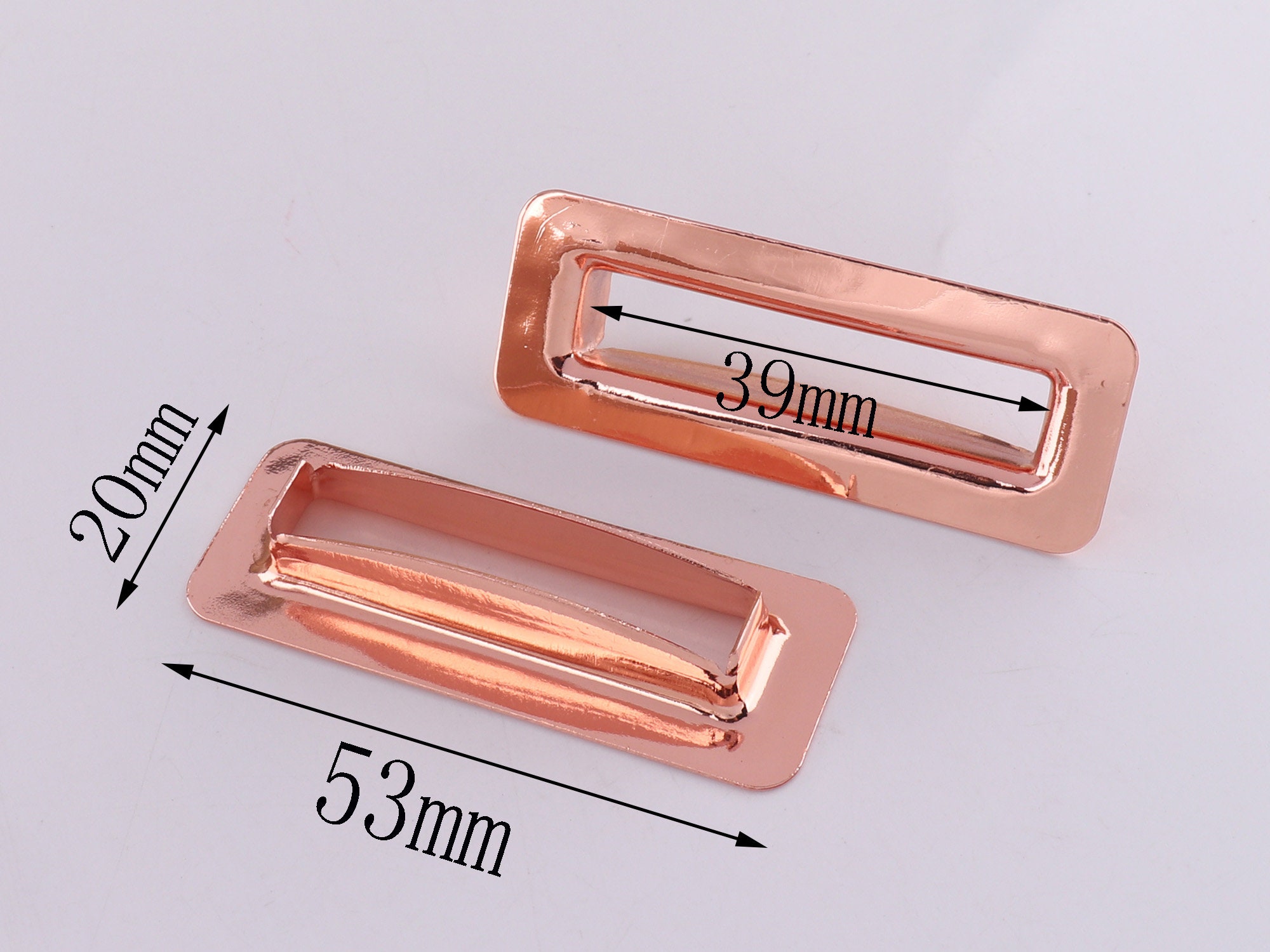 Metal Grommet Eyelet Rectangle Grommet Purse Handles Eyelet Rose Gold ...