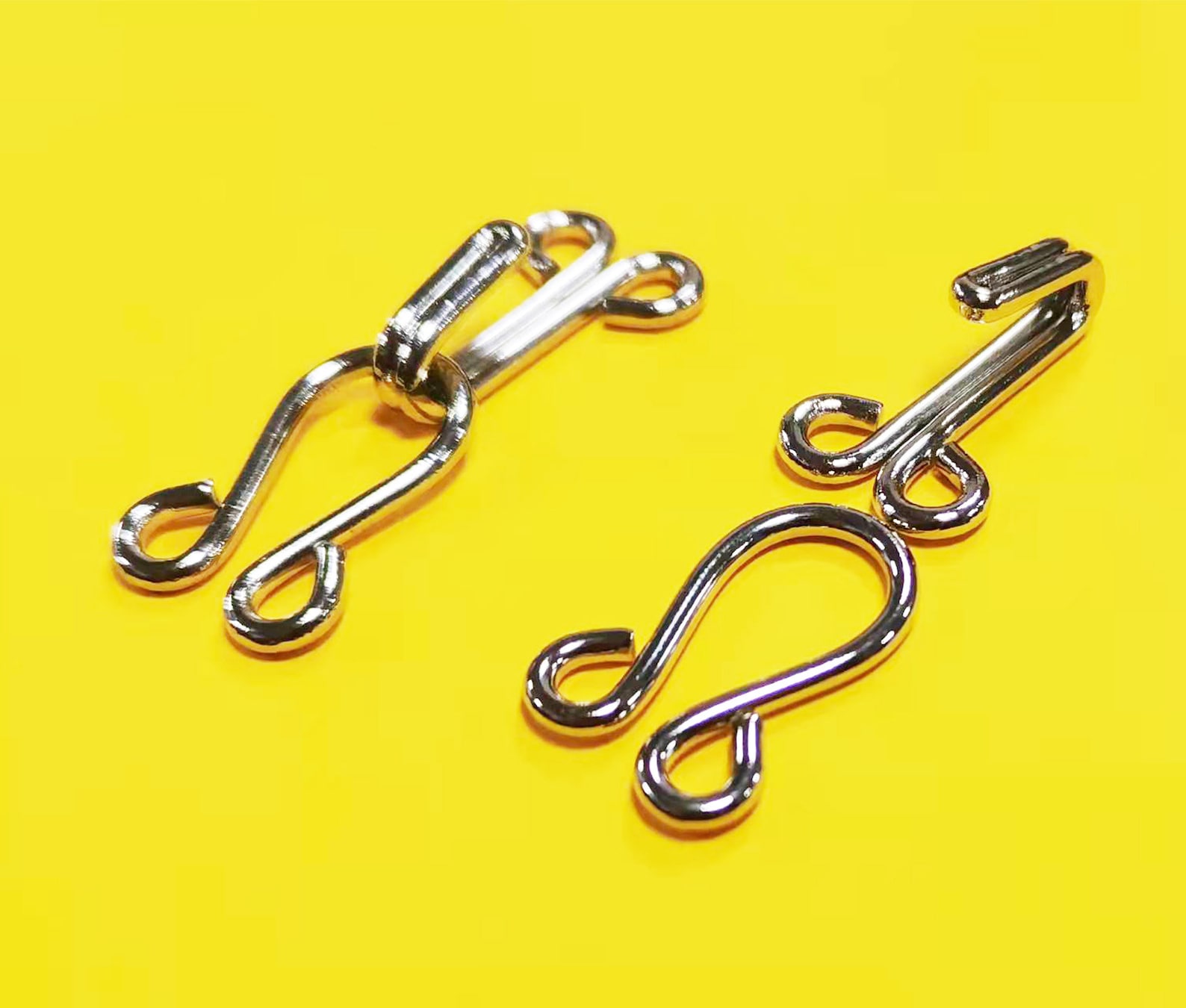 20set Large Hook and Eye Clasp Silver Hook and Eyes Fasteners for ...