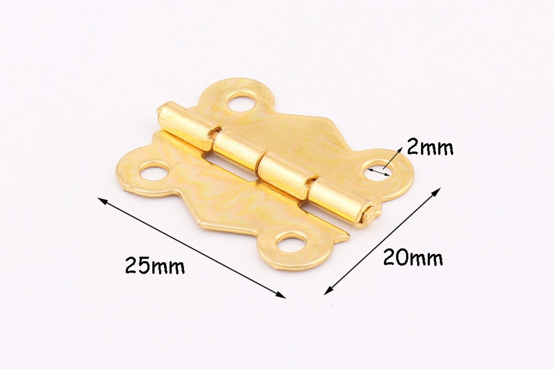 10pcs Hinges 20*25mm Gold Box Hinge Metal Box Hinges Jewelry Box Hinge ...