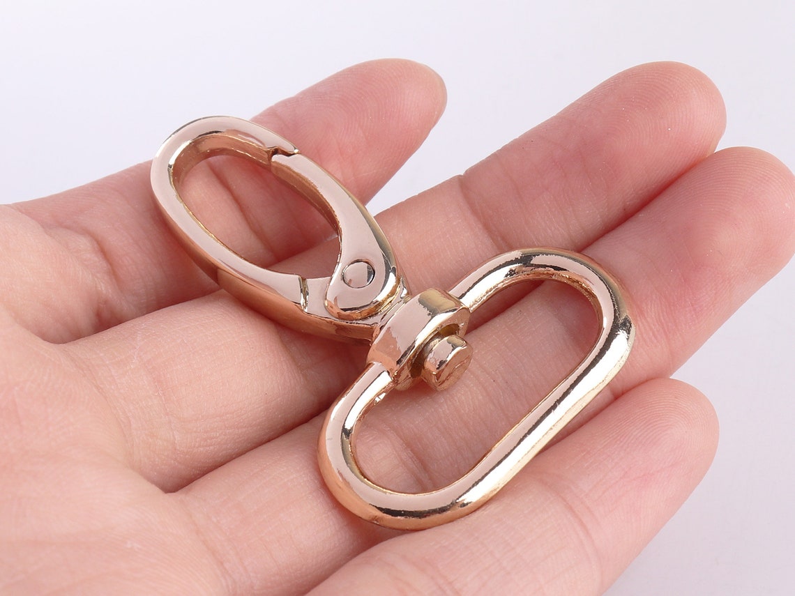 Swivel Clasp Snap Hooks Trigger Clasps Push Gate Hooks for Purse Strap ...