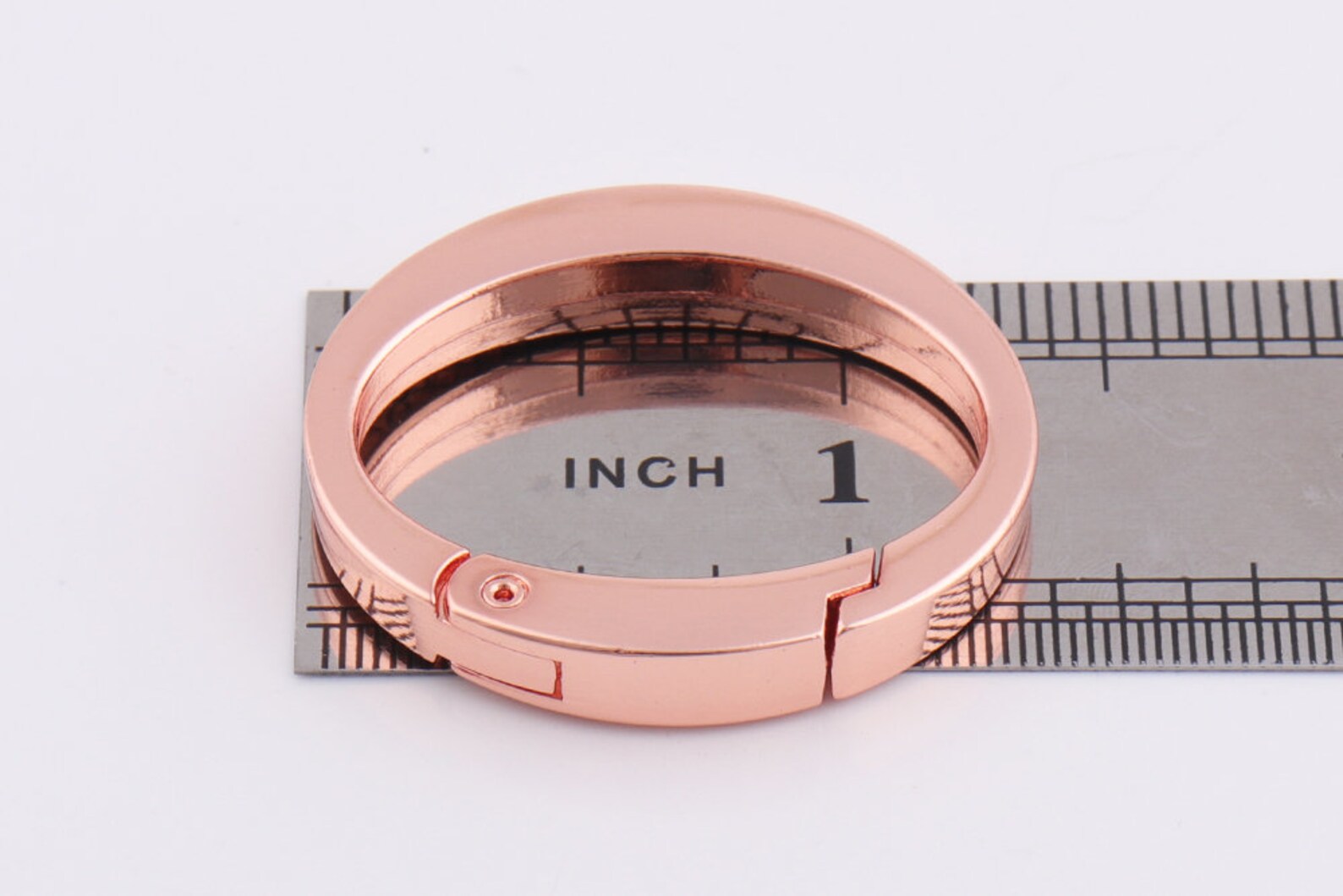 Rose Gold Spring Gate Ring 35mm32mm Oval Gate Ring Spring - Etsy
