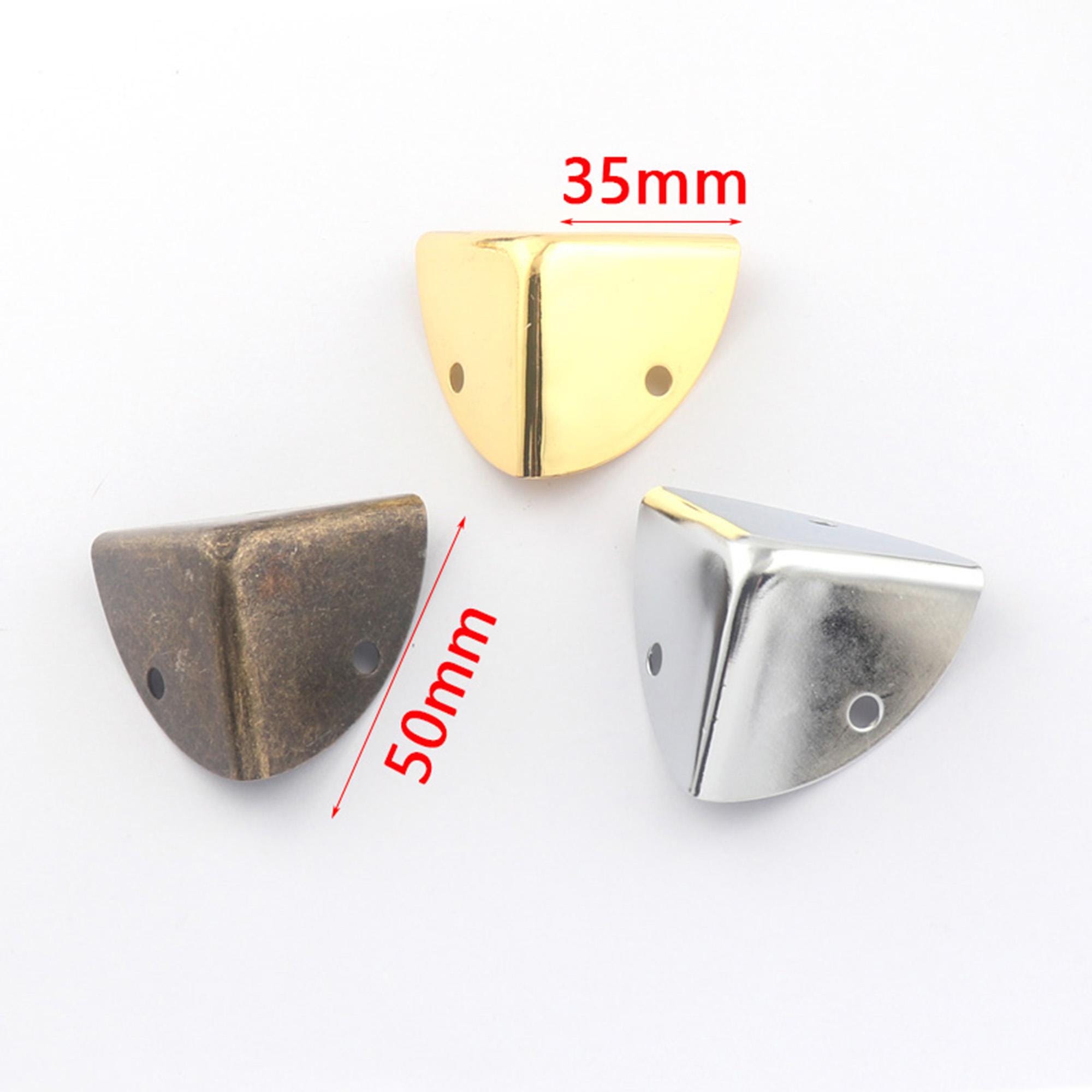 19/26/30/35mm Silver/gold/bronze Metal Purse Bag Corner Protector End ...