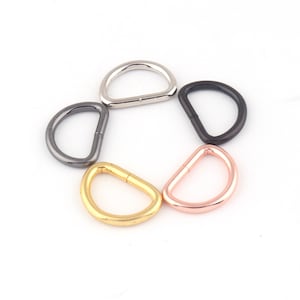 Oval O Rings Loop Buckles Purse Rings/loops Flat O Rings Bag Strap ...