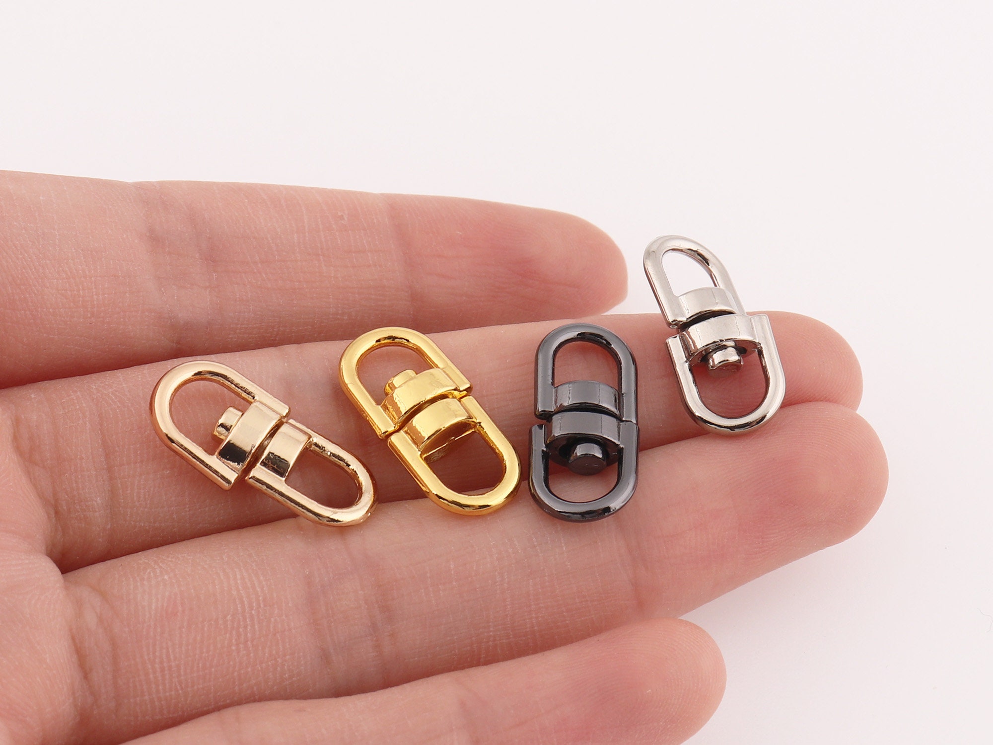 Swivel Connectors Double Loops Connectors Clasps for Key | Etsy