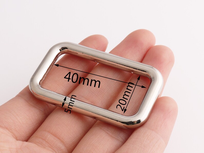 Rectangular Ring Buckles Purse Ring Strap Rectangle Ring - Etsy