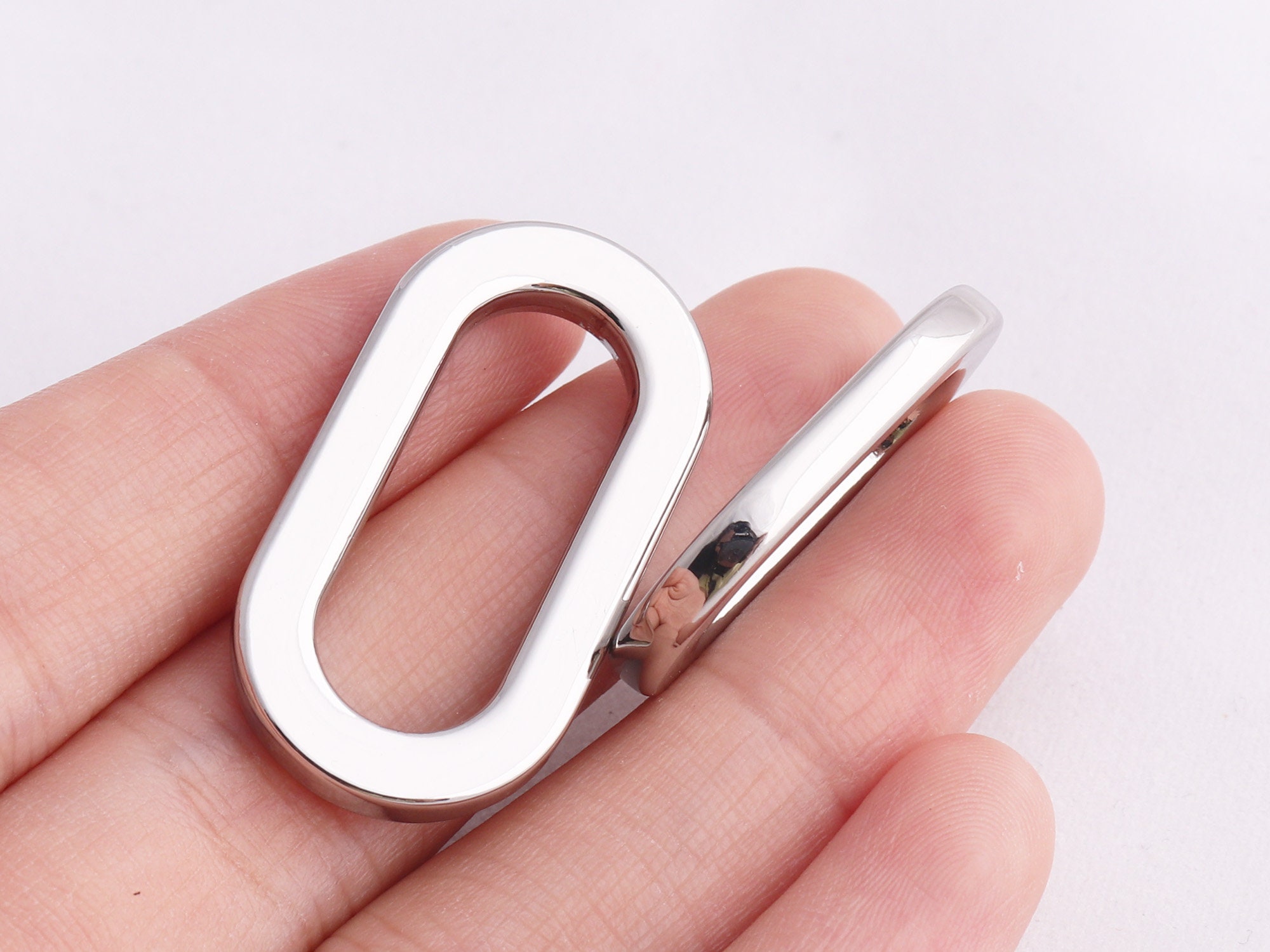 Oval O Rings Purse Rings/loops Flat O Rings Oval Buckle Strap - Etsy