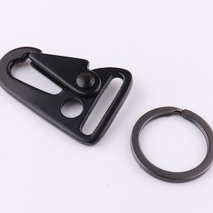 Key Fob,spring Hook Snap Clasp With Key Ring Carabiner Key Fob, Keyring ...