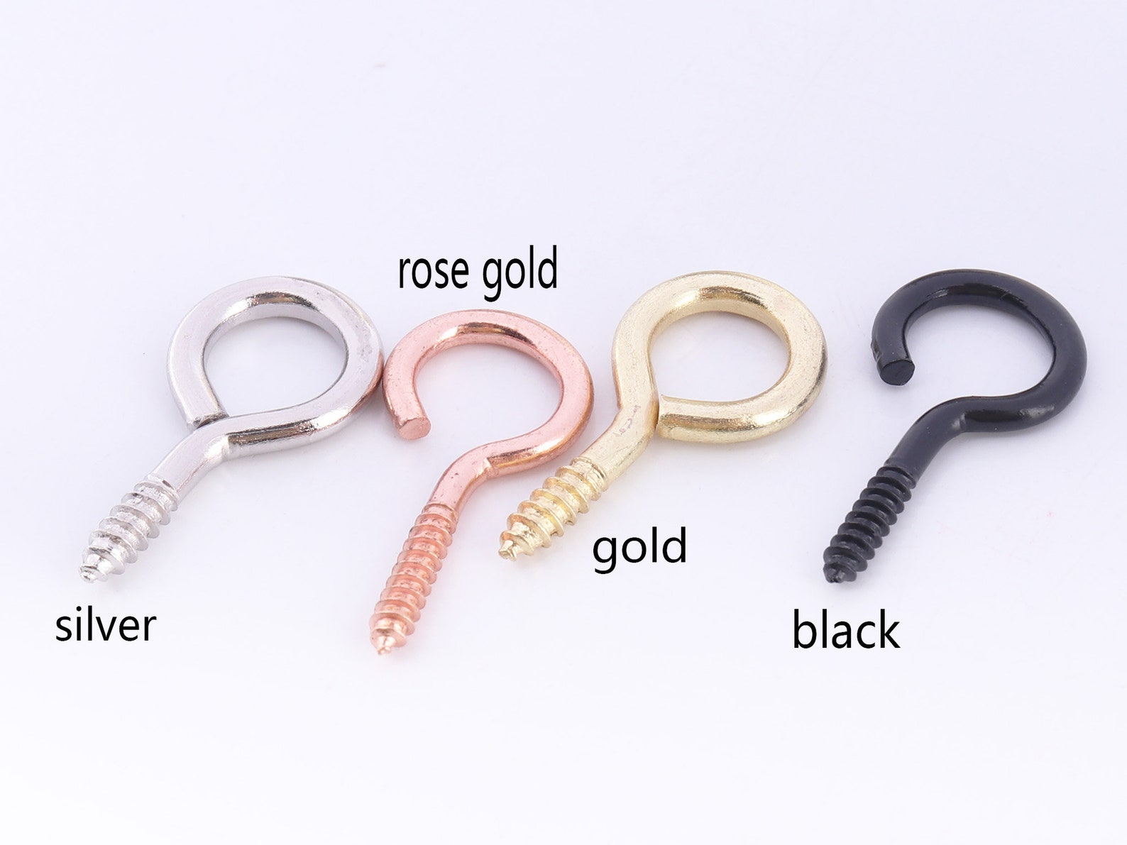 Screws Eye Screws Loops Screws Eye Pins Nails Screw Eye Bails | Etsy