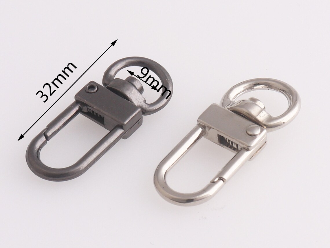 Swivel Clasps Flat Snap Hook Metal Clasp Trigger Snap Hooks Purse Hook ...