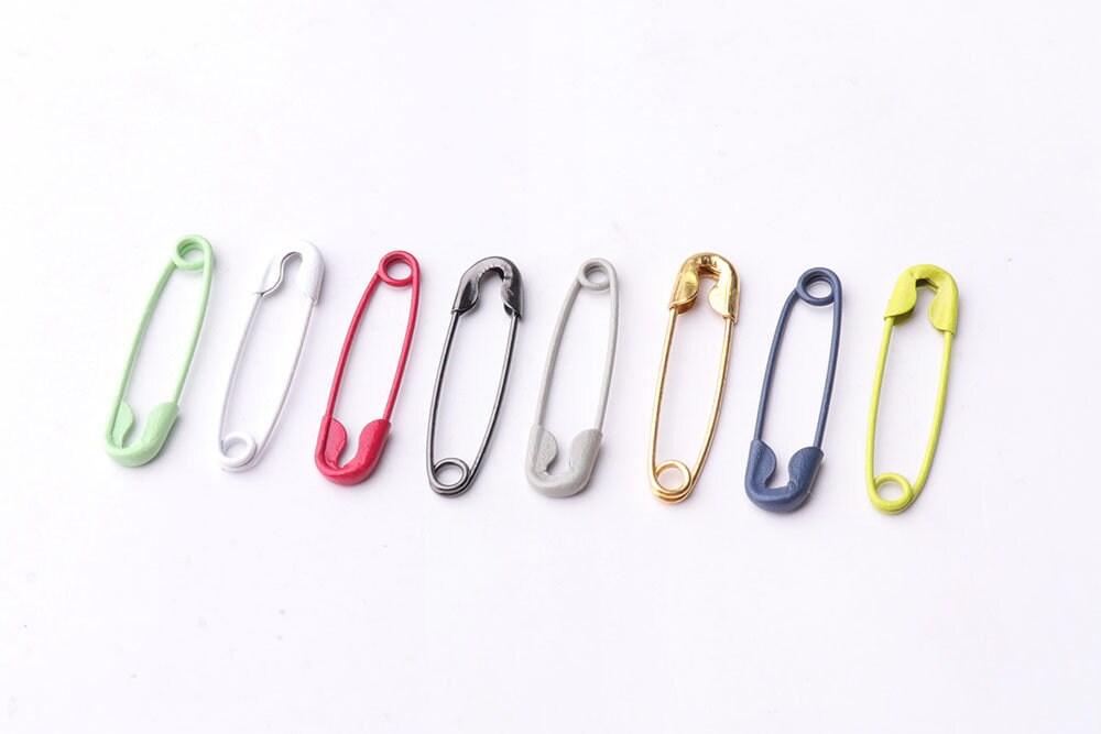 100pcs Colorful Safety Pins 19mm5mm Safety Pin Brooch Small - Etsy
