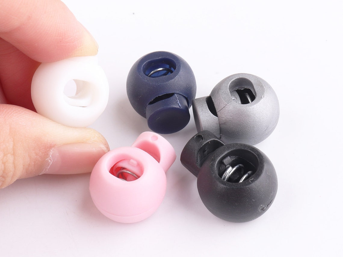Plastic Cord Stopper Locks Single Hole Toggle Cylinder Cord - Etsy