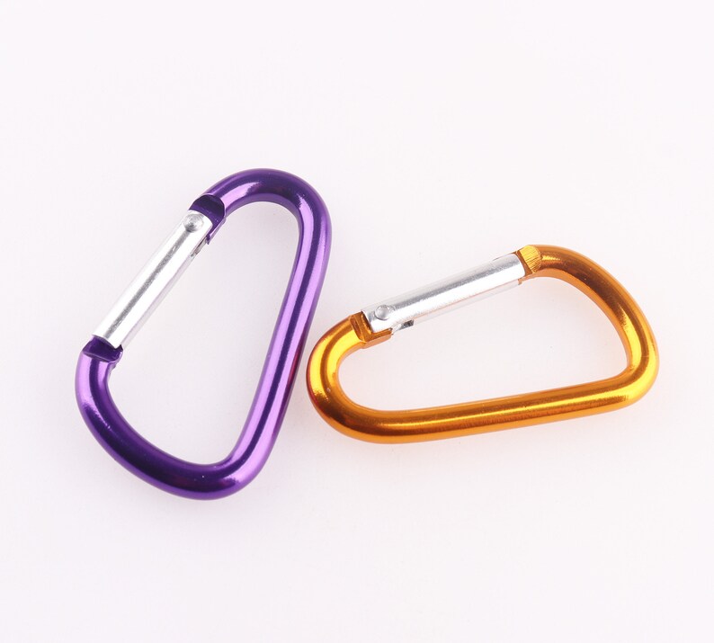 Carabiner Clips Carabiner Key Chain 4825mm Carabiner Keyring - Etsy