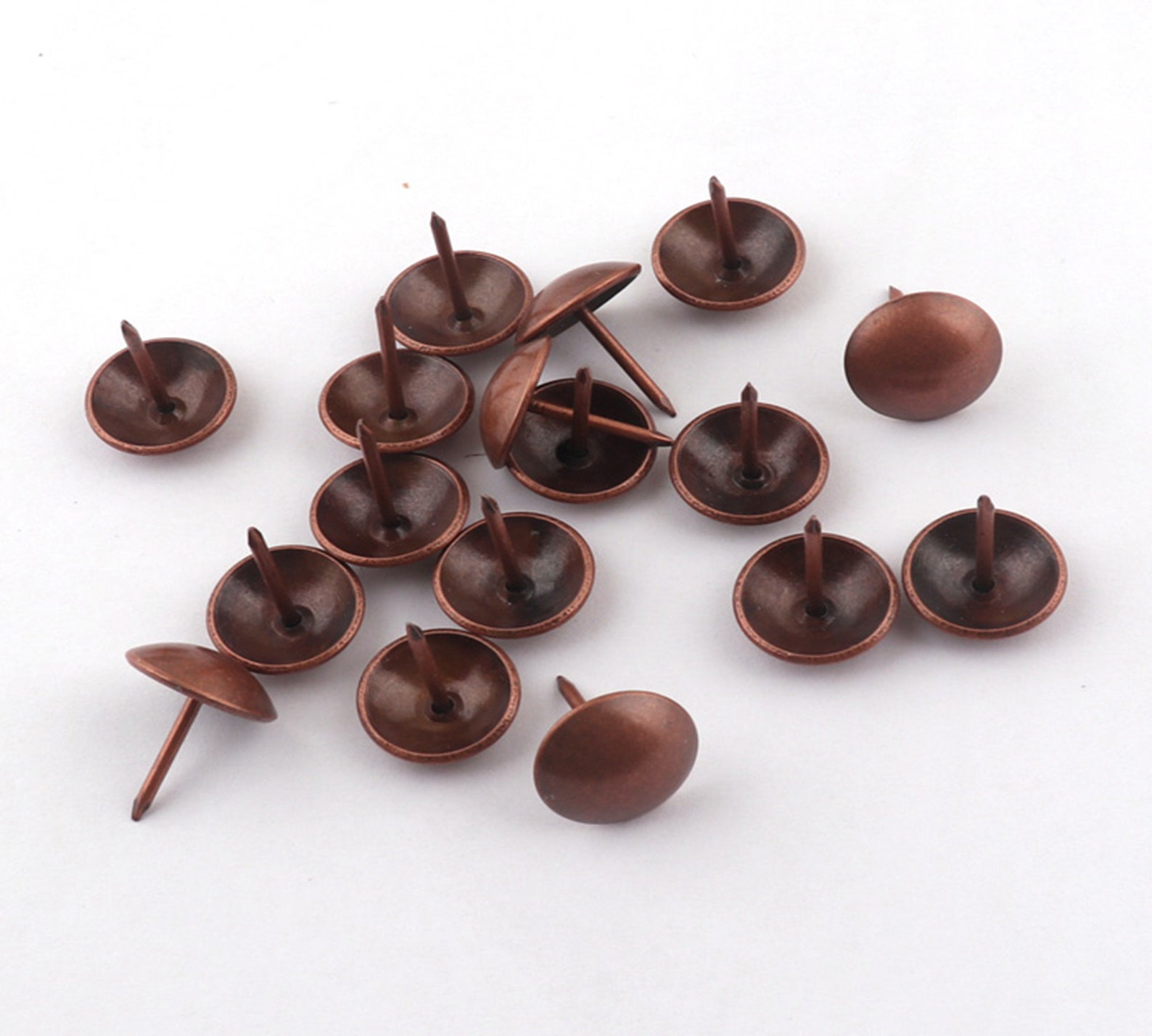 20-100pcs Antique Copper Color Sofa Nail Push Pins,upholstery Tacks ...