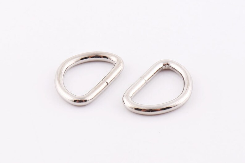 50/200pcs Silver D Rings 3/810mm Small D Ring Metal - Etsy UK