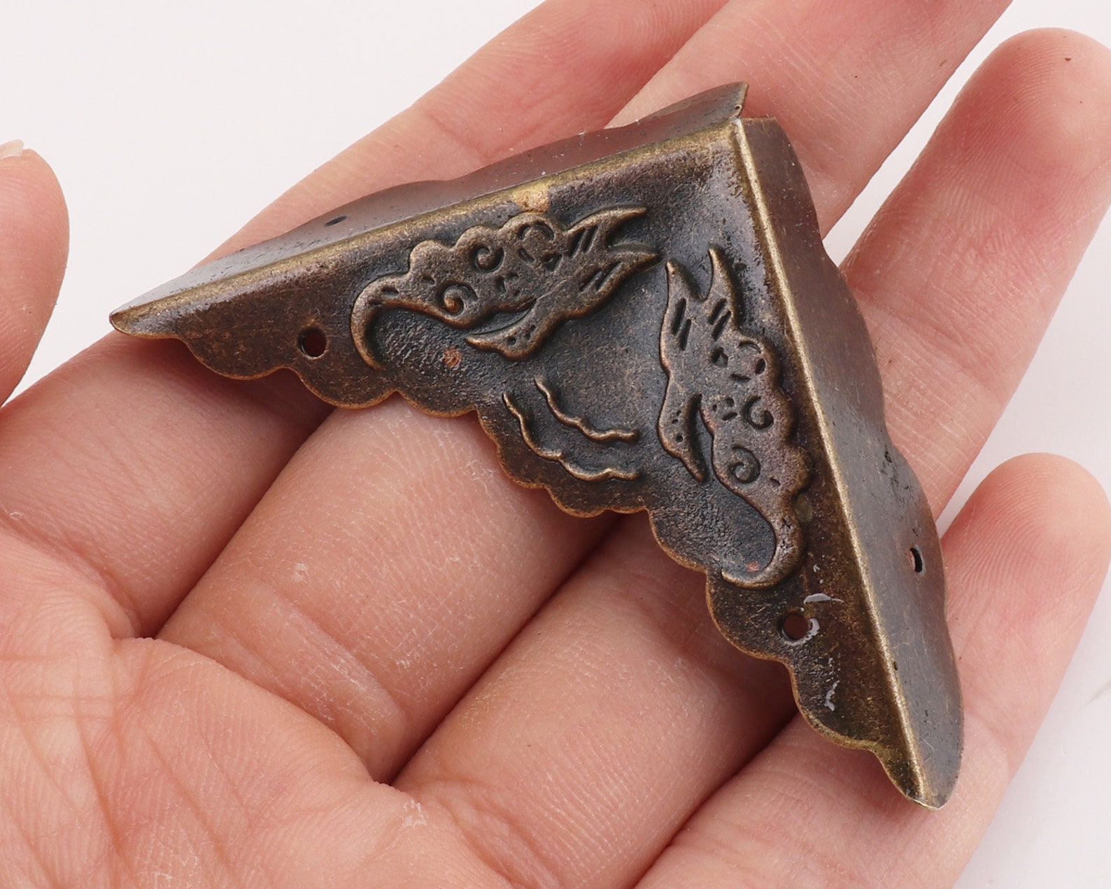 Corner Protectors Antique Bronze Metal Corners Decorative | Etsy