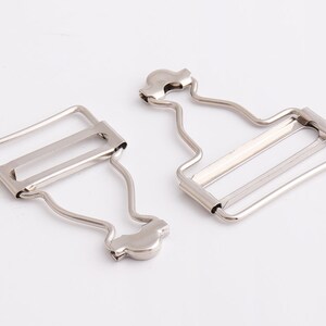 Suspender Buckles 1"(25mm) 1"3/8"(37mm) Strap Adjuster Suspender Clips ...