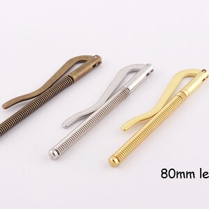 2pcs Spring Money Clip for Wallet Money Clips Wallet Hardware Leather ...