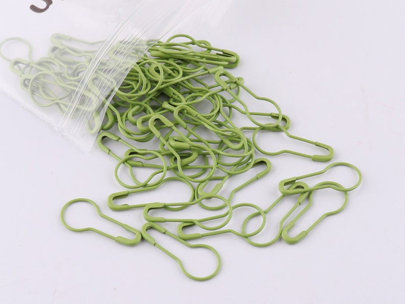 Safety Pins Green Coiless Safety Pins Bulb Safety Pins Pear Safety Pins ...