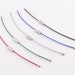 10pcs Colorful Wire Keyring Wire Keychain Cable Key Ring Key Holder ...