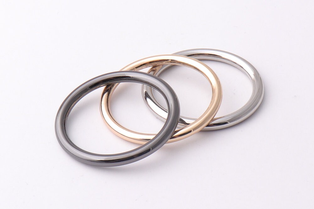 O-rings 1"1/8"inch Metal O Rings Wire Formed O Ring Round Ring Purse ...