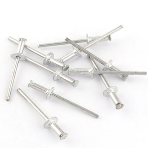 Silver Rivets Aluminum Rivet 38mm Long Pop Rivets Aluminum Pop Rivets ...