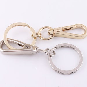 Keychains Key Rings Keychain With Lobster Swivel Clasps Snap Clip Hook ...