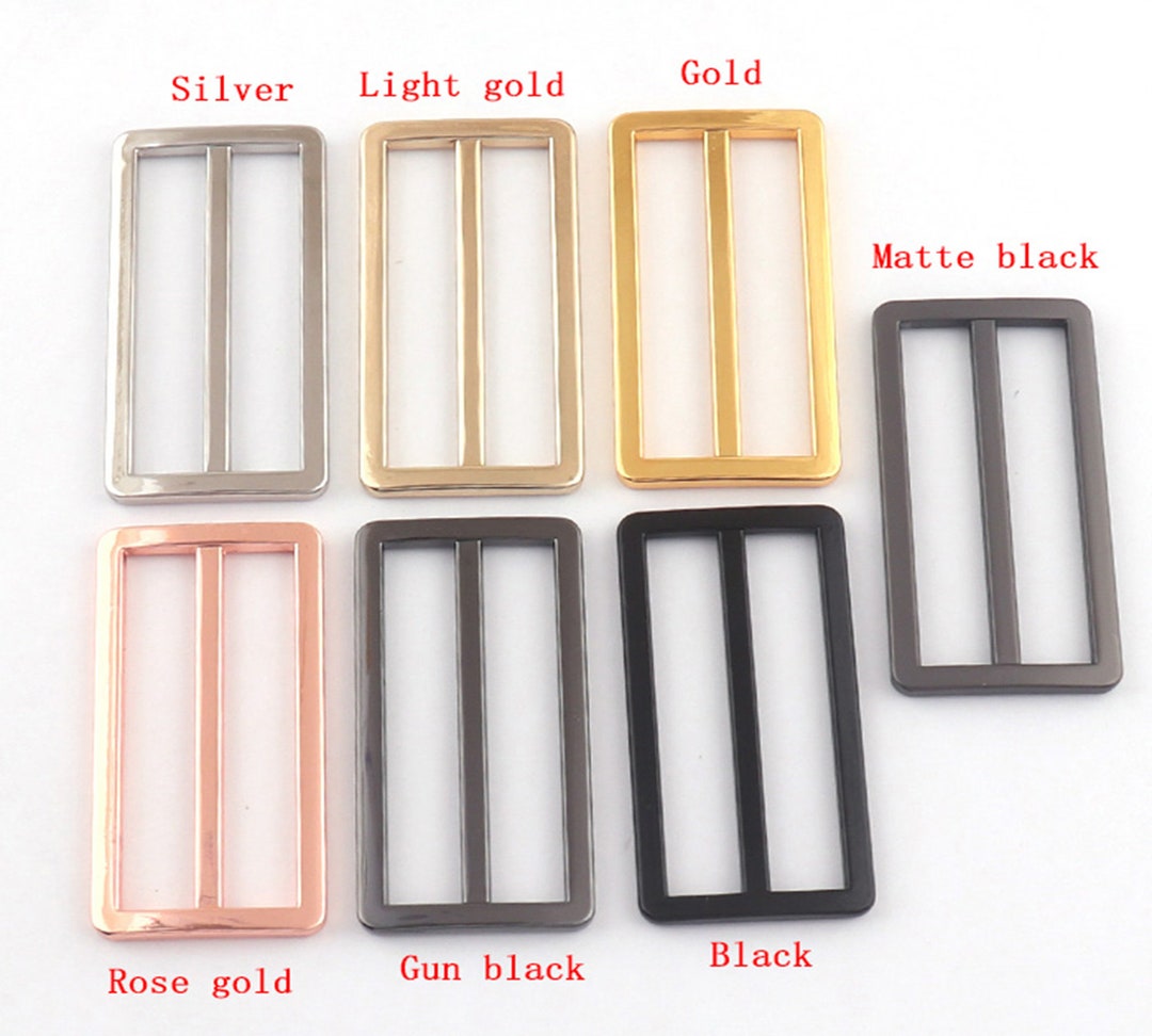 4pcs Slide Buckles 2"inch (50mm) Belt Buckle Adjuster Buckle Strap ...