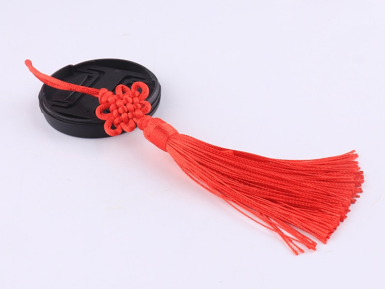 Chinese Knot Tassel Red Charms Tassel Luck Charm Tassel Flat | Etsy