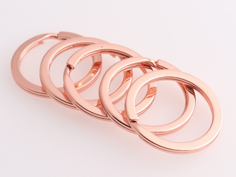 Split Key Ring Split Rings Keychain Key Rings Flat Keyrings - Etsy