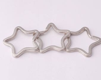 Silver Lobster Claw Clasp Swivel Hook Keychain Split Key - Etsy