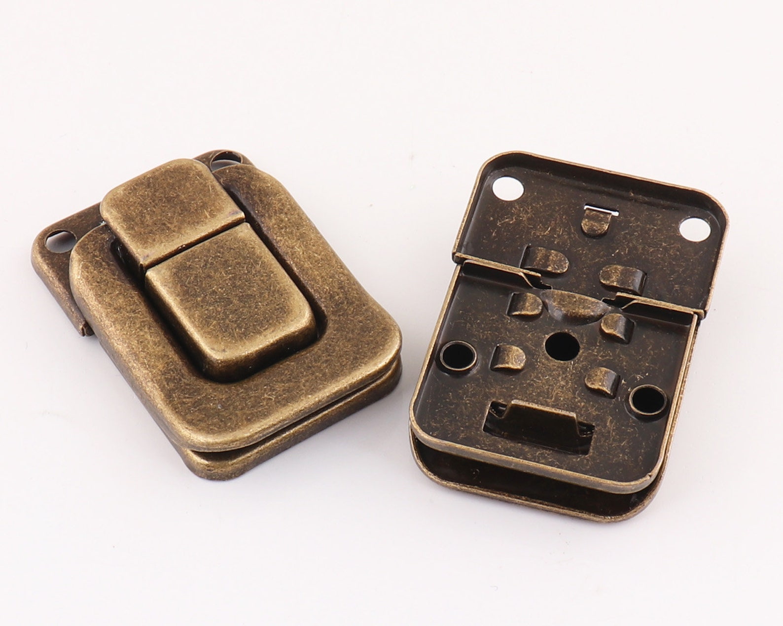 Purse Lock Bronze Clutch Bag Lock Rectangle Bag Hardware Latch - Etsy