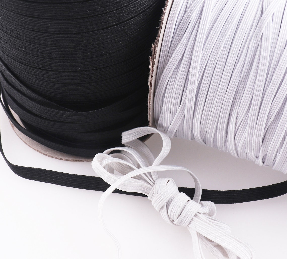 100yards 3-7mm Elastic Cord Elastic Bands Flat Elastic Cord - Etsy