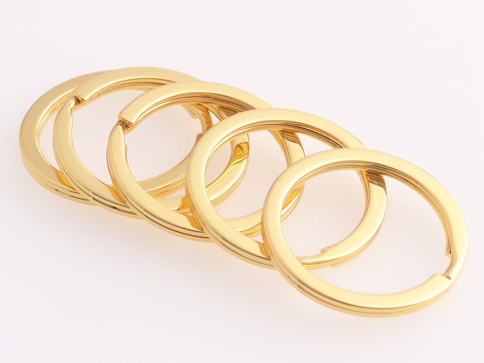 Key Ring Split Key Rings Keychain Key Rings Flat Keyrings Jump | Etsy