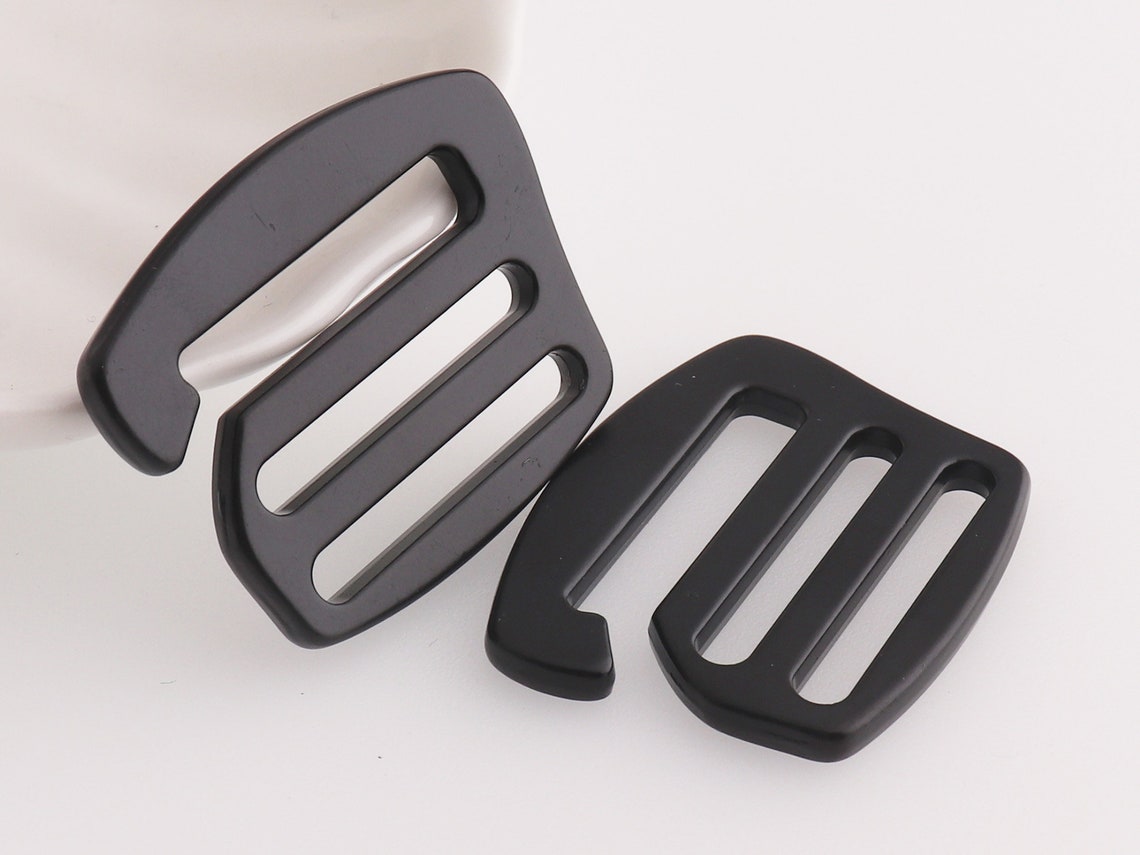 G Hooks Strap Slider Belt Adjuster Backpack Buckle Black Metal | Etsy