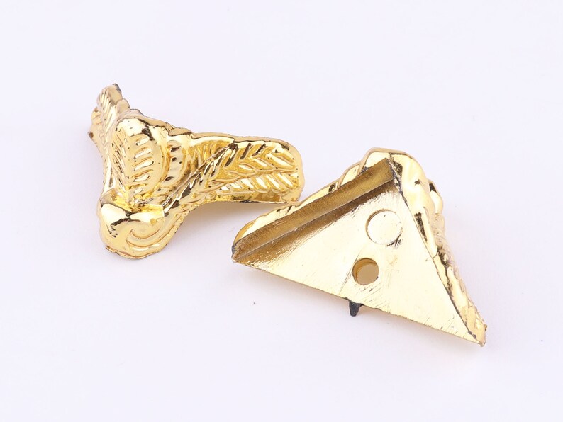 Gold Corner Protector Box Feet Corners Jewelry Box Feet | Etsy