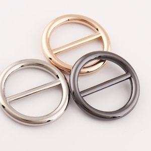 Circular Buckle Strap Buckles Belt Buckle Adjuster Buckle Round Metal ...
