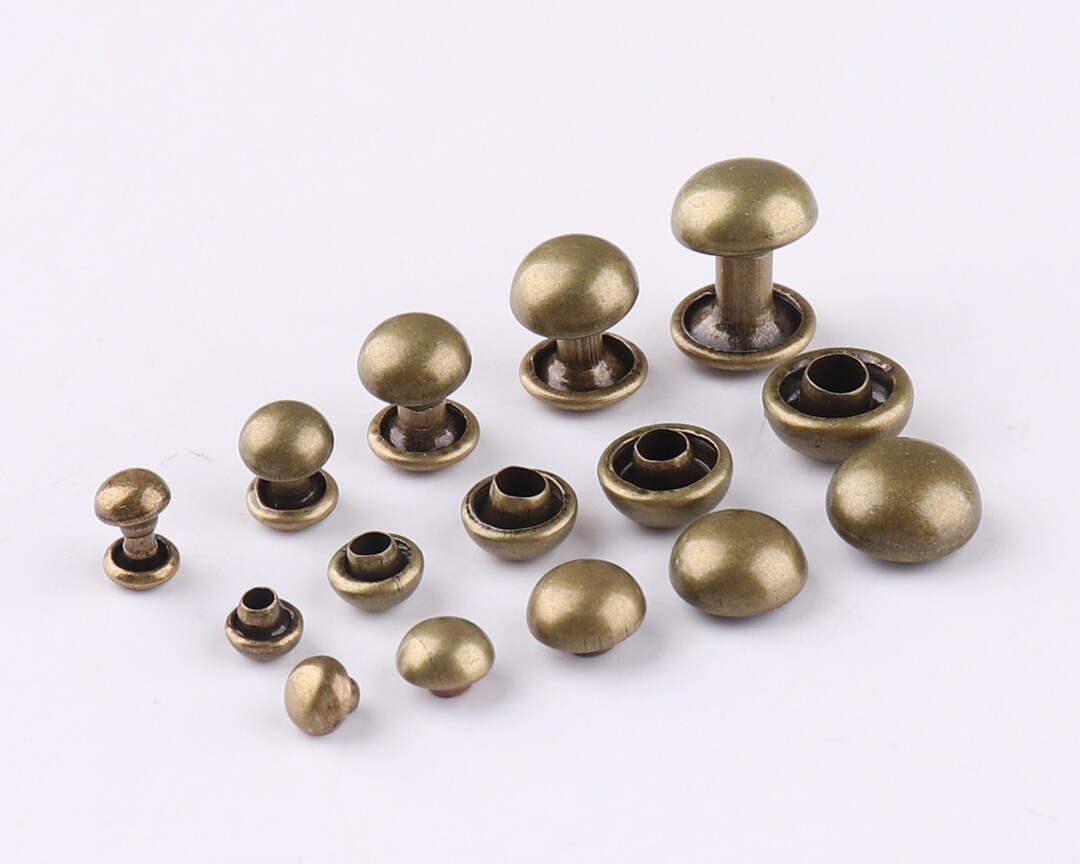 Bronze Rivets Rapid Rivets Double Cap Rivets Round Nailheads ...