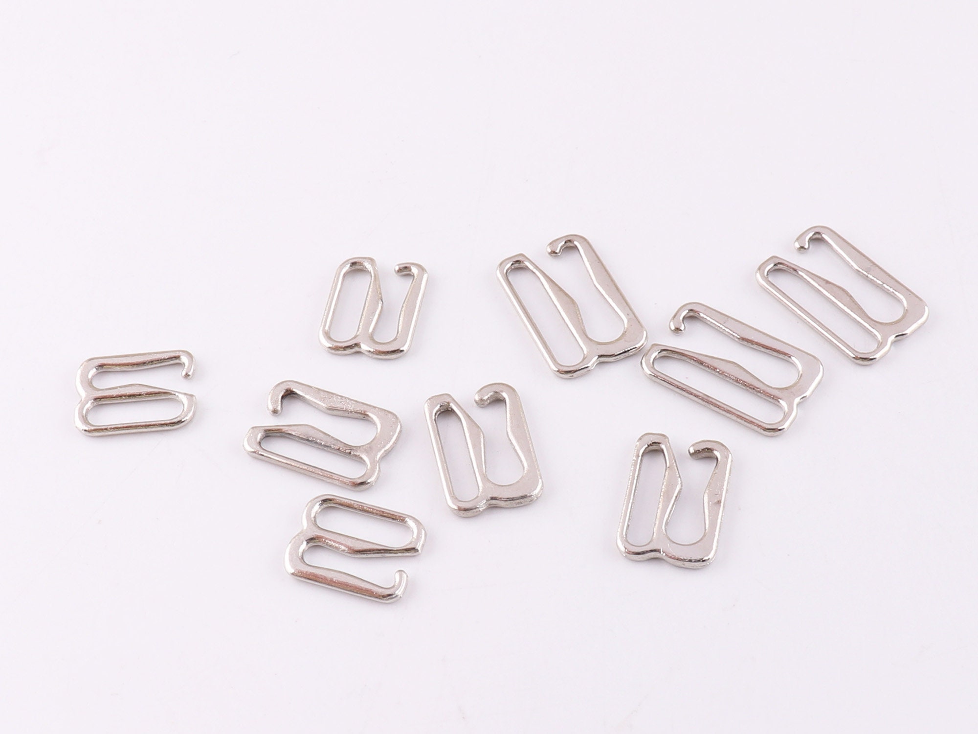 50pcs G Hooks Silver Bra Strap Slider Buckles Slide Hooks - Etsy