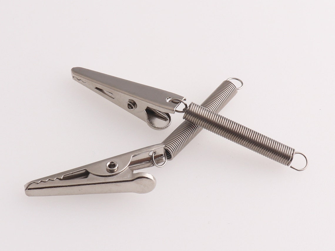 Clips Metal Clips With Coil Springs Clamps Teeth Clips | Etsy