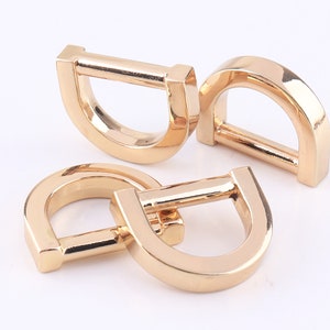 Gold D Ring Flat D Rings D-ring Findings Metal D Ring Key Chains Strap ...