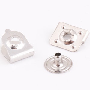 50set Silver Hook and Eye Metal Hook and Eye Clasp Hook and Eyes ...