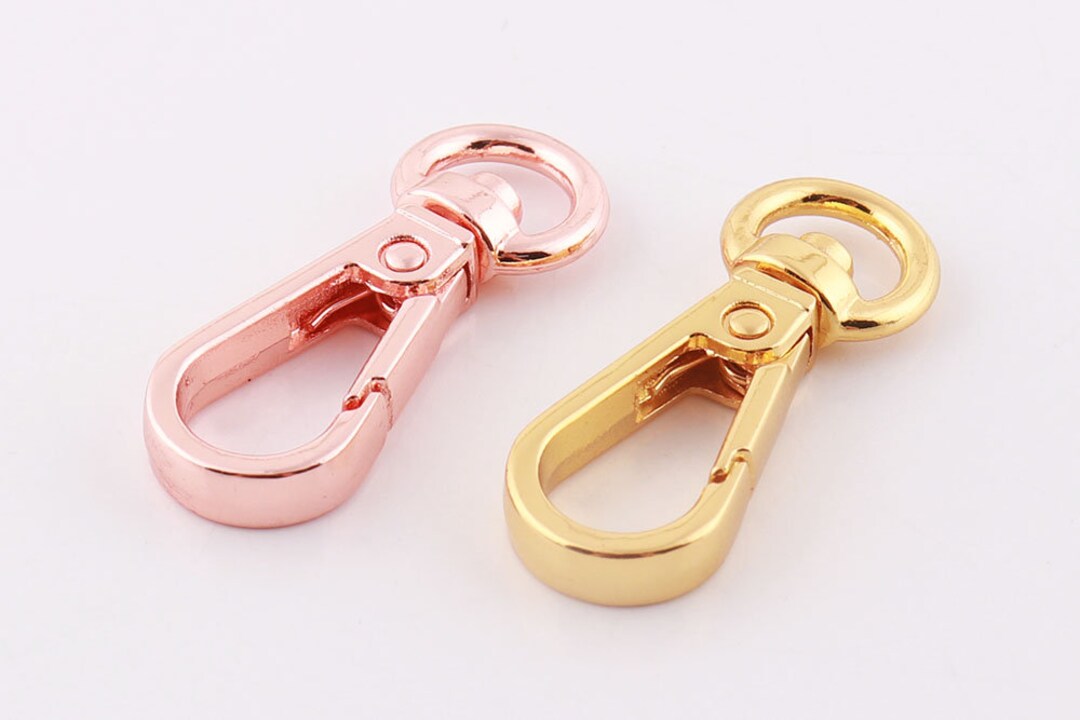 10pcs 3/8"(8mm) Swivel Clasp Gold Rose Gold Swivel Snap Hook Purse ...