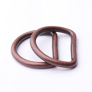 6pcs Heavy Duty Strap D Ring 39mm(inner) Belts Strap Loop Purse Ring ...