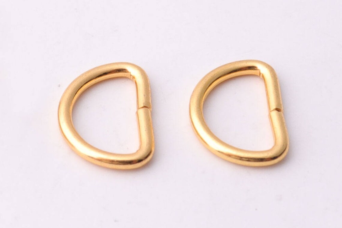 50pcs 3/8 Gold D Rings Small D-rings Buckles Jewelry | Etsy