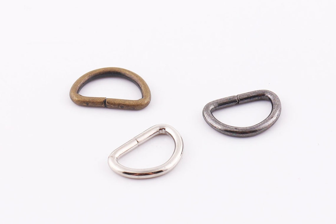 50pcs D Rings 3/810mm Small D Rings Buckles Metal - Etsy