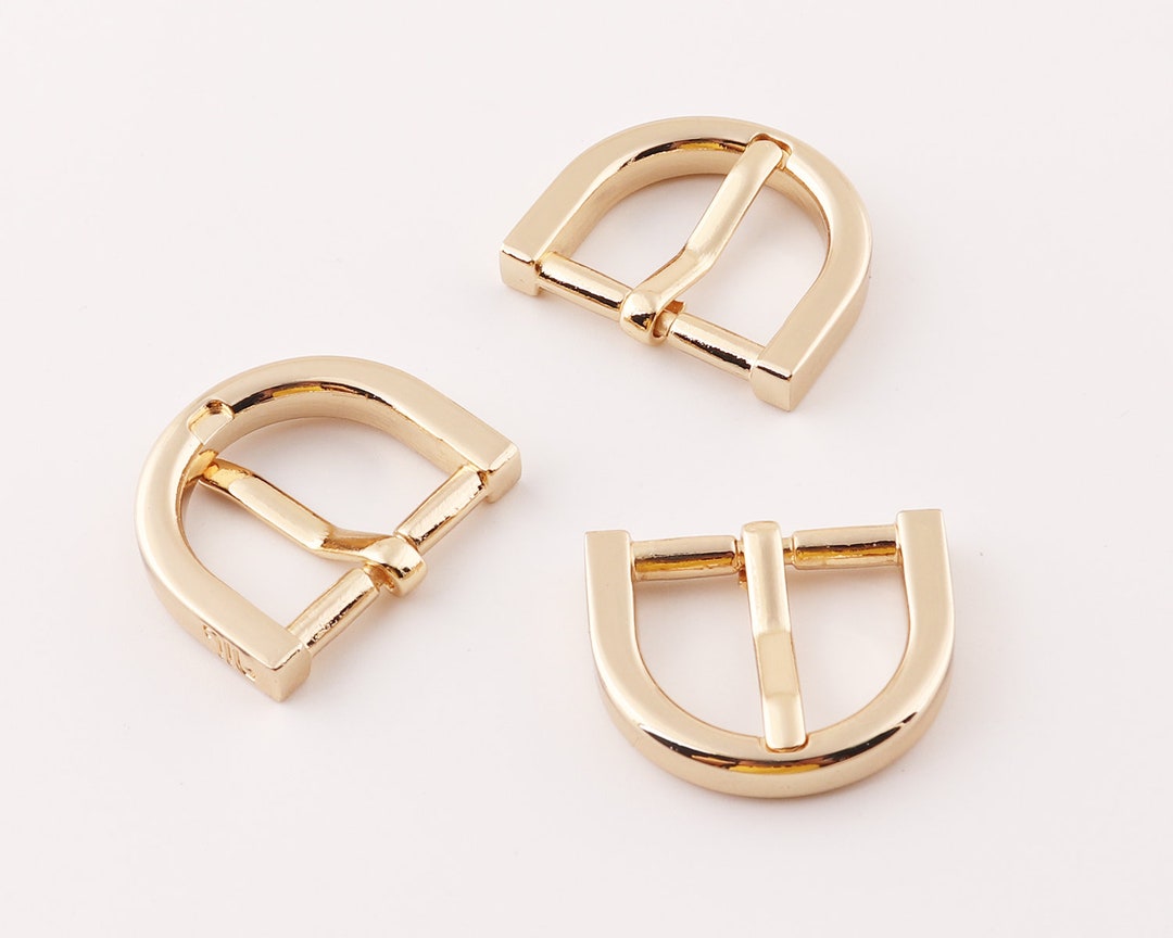 6pcs Gold D Pin Buckle Belt Buckle Handbag Leather Crafts Alloy Pin ...