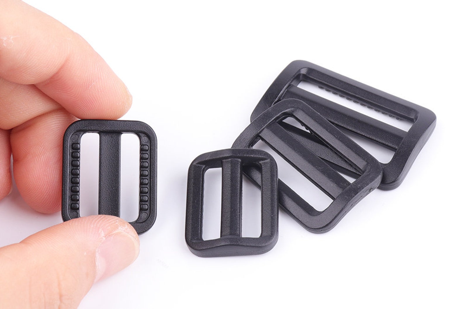 Pet Collar Adjuster 3/4" 7/8" 1 1/4" Slide Adjuster Strap Slide Tri ...