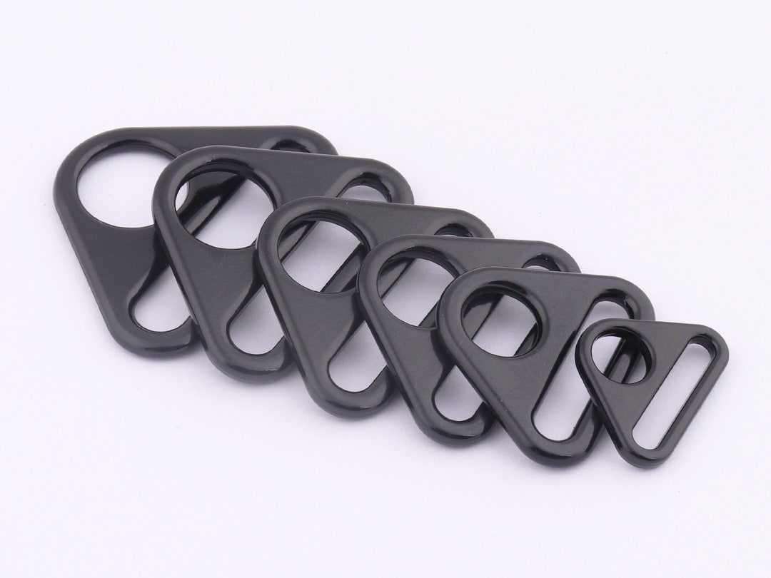 Triangle Buckle Strap Buckles Double Rings Webbing Slide Buckle Loop ...