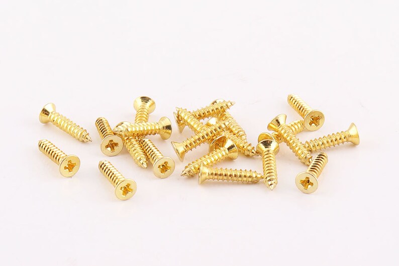 100pcs Screws Gold Rivets Drywall Screws Wood Screws Miniature - Etsy