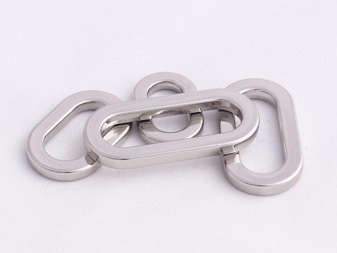 Oval O Rings Purse Rings/loops Flat O Rings Oval Buckle Strap - Etsy